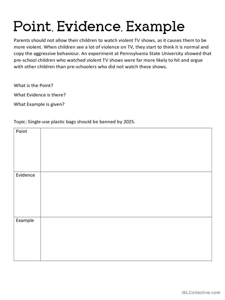 point-evidence-example-single-use-plastic-bags-direct-method-activities ...