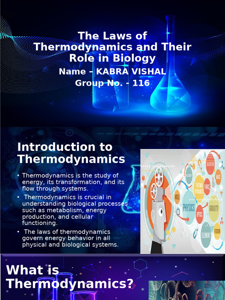 The Laws of Thermodynamics and Their Role in | PDF | Gibbs Free Energy ...