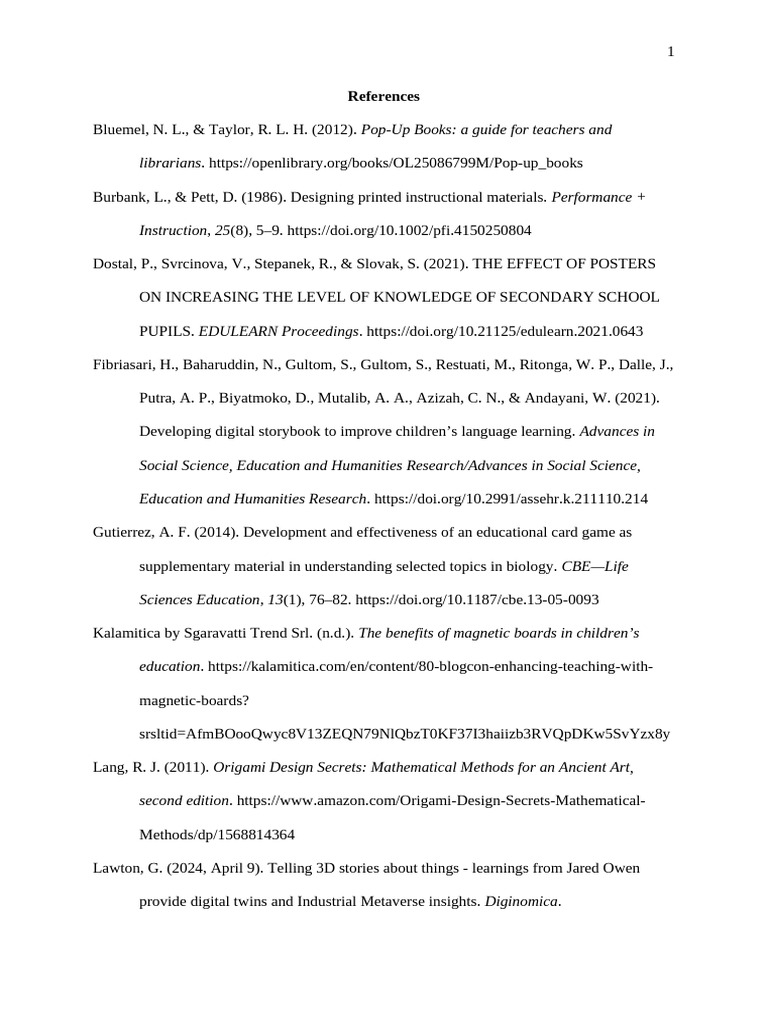 Printed References | PDF | Learning | Cognition