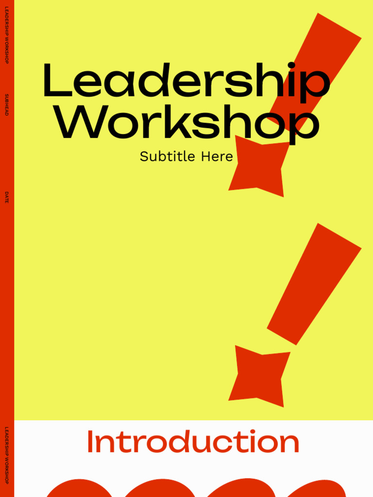 Leadership Workshop Overview and Guidelines | PDF