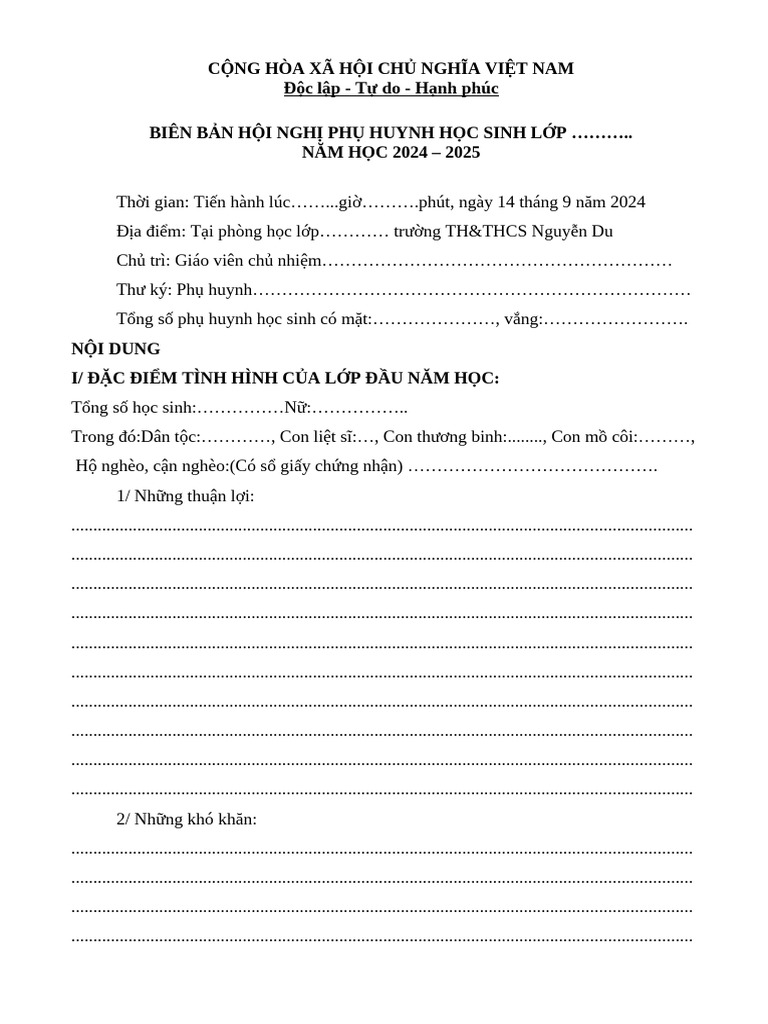 Bien Ban Hop Phhs 24 25 Pdf