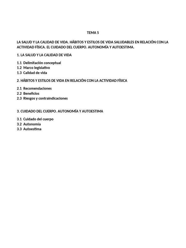 TEMA 5 EF PRIMARIA | PDF | Autoestima | Autoeficacia