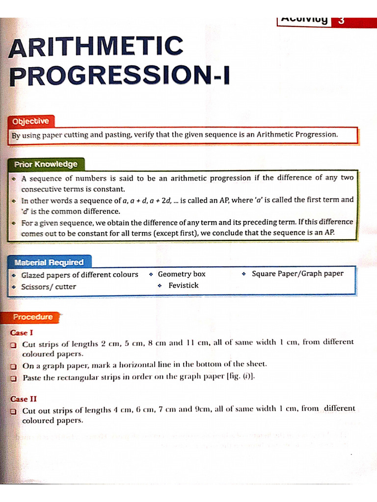 Arithmetic Progression | PDF