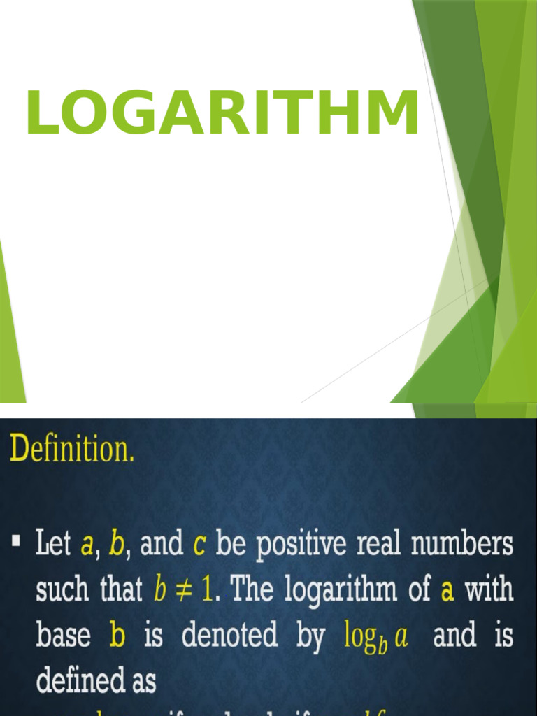 Logarithm | PDF