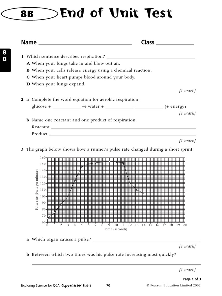 Respiration Circulatory System Unit Test | PDF | Gases | Physiology