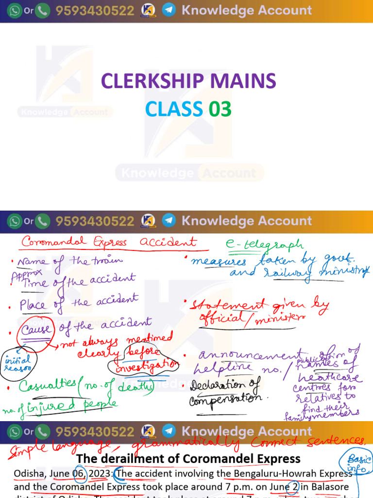 Class 3 | PDF | Rail Transport