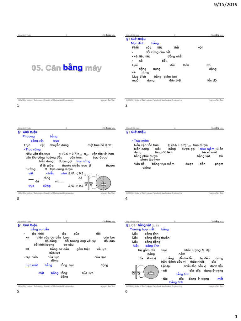 Ch.05 Can Bang May | PDF