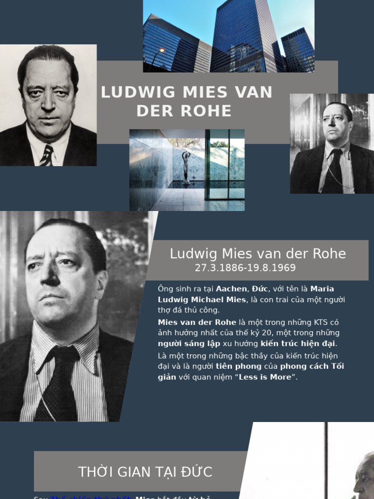 Lugwig Mies Van Der Rohe | PDF