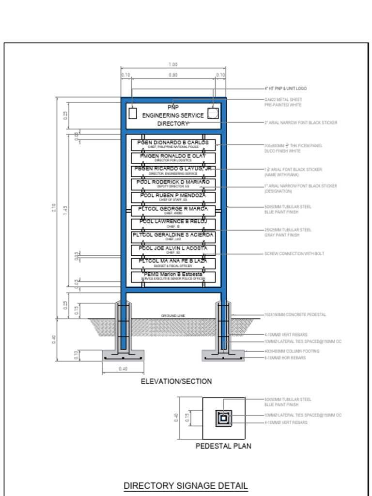 Standard Directory Signage-Model - pdf2 | PDF