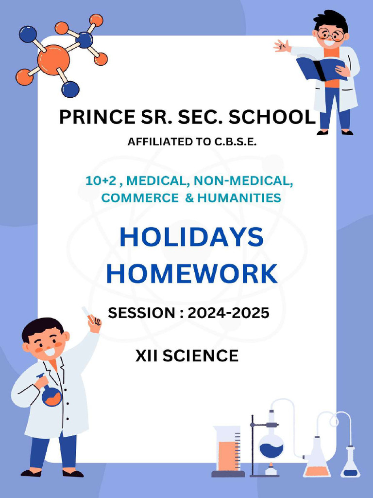 39800312.science Holidays Homework (2024 - 25) | PDF