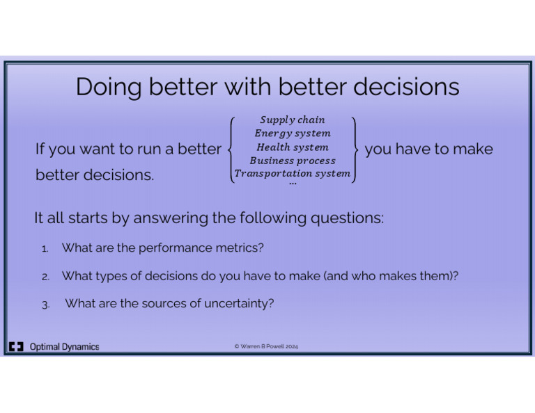 Doing Better With Better Decisions | PDF