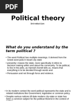 Eng Notes Introduction To Political Theory Ba Prog 1st Sem 1 | PDF ...