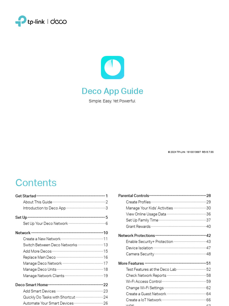 Deco App User Guide - FW1.11.0 | PDF | Computer Network | Wi Fi