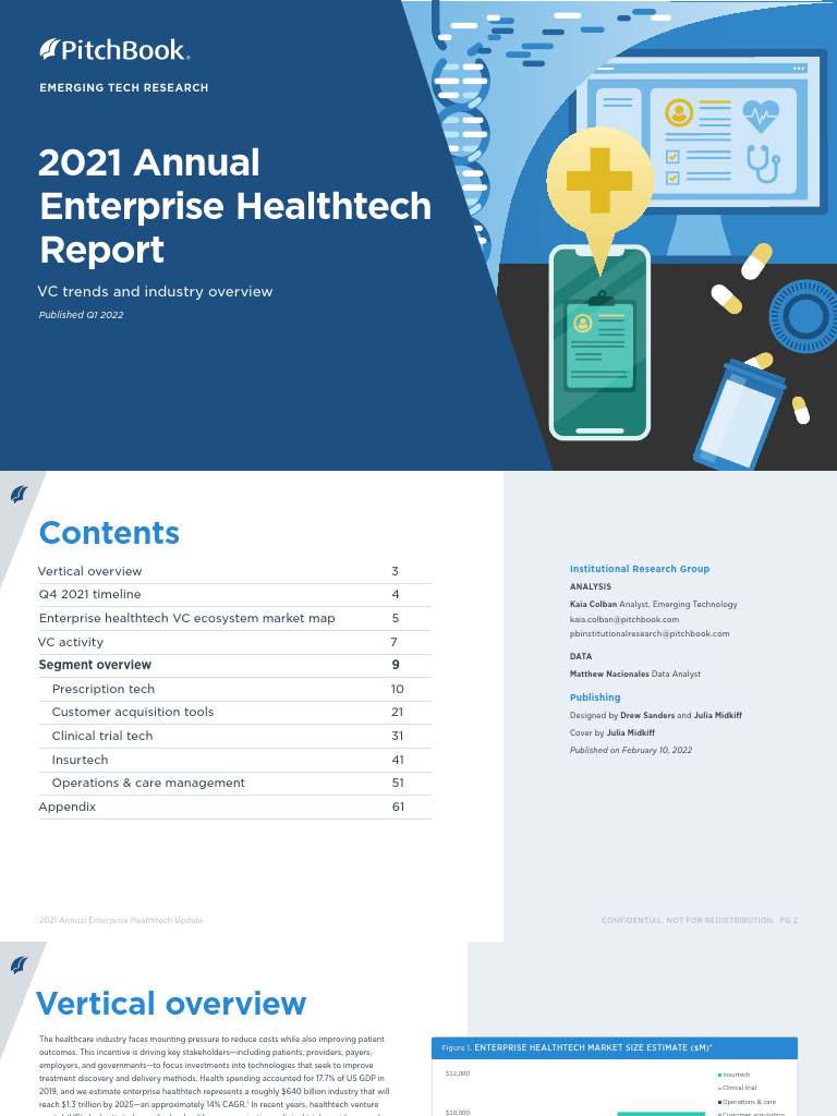 2021 Enterprise Healthtech Overview | PDF | Pharmacy | Medical Prescription