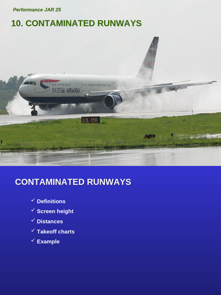 10-Contaminated Runway | PDF | Runway | Snow