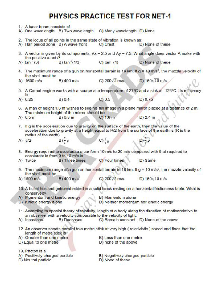 FLP Practice Test For Net-1 JPG 2021 | PDF