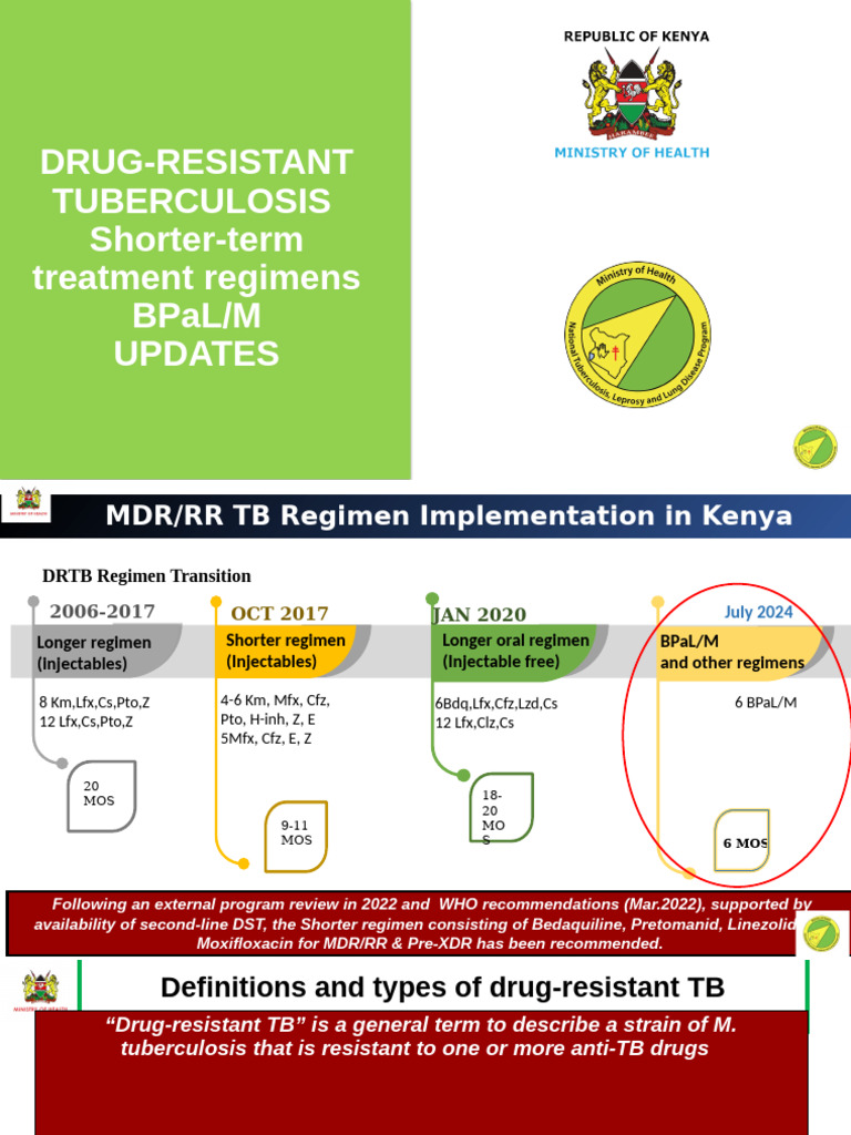 Updated DRTB New Treatment Guidelines 1NOV24 | PDF | Tuberculosis ...