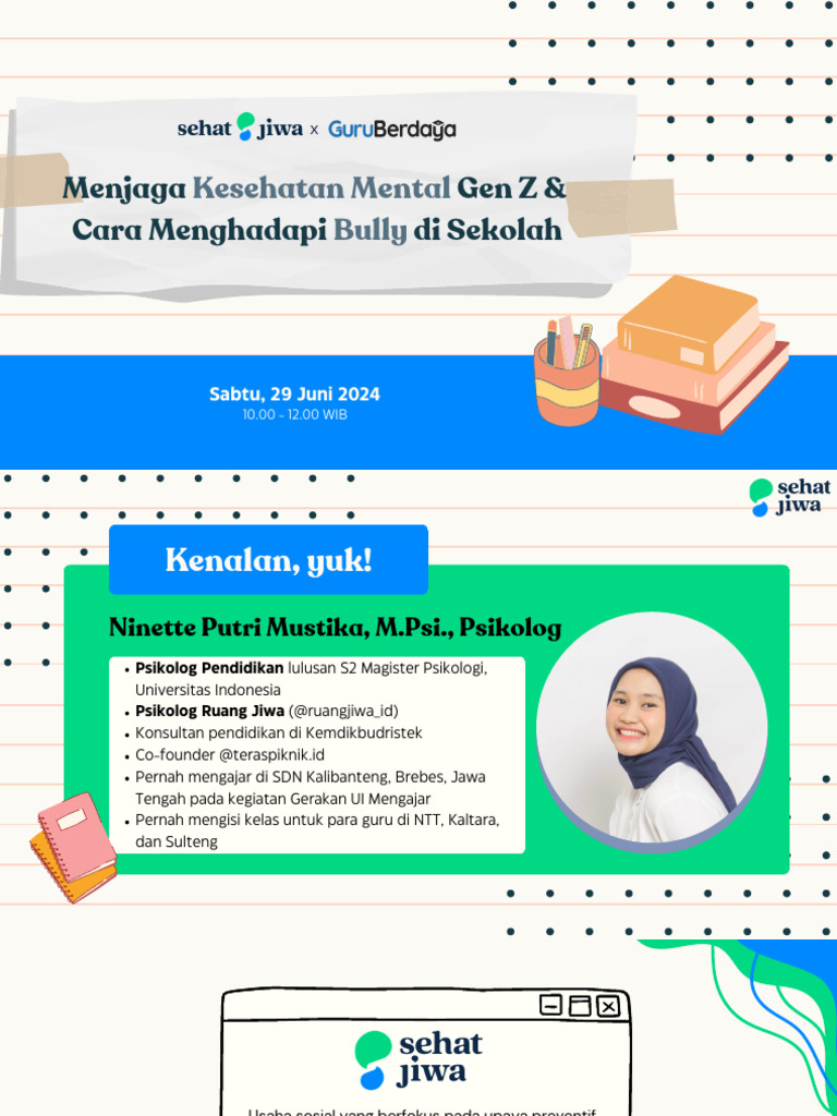 Materi Sehat Jiwa X Guru Berdaya | PDF