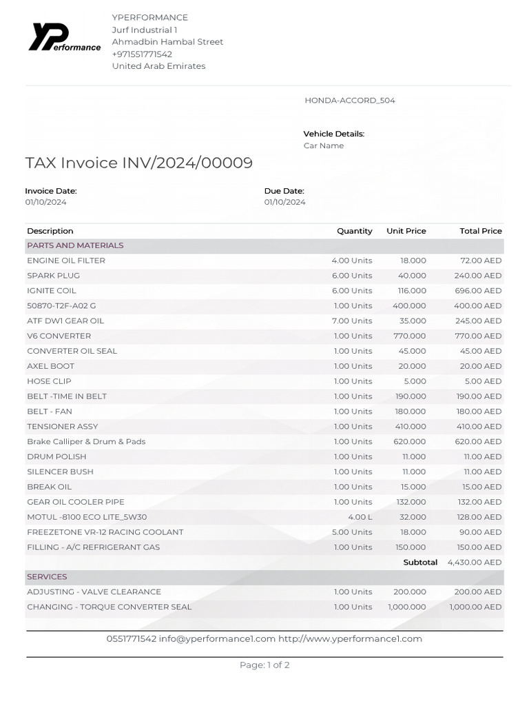 Inv 2024 00009 | PDF | Vehicle Technology | Vehicles