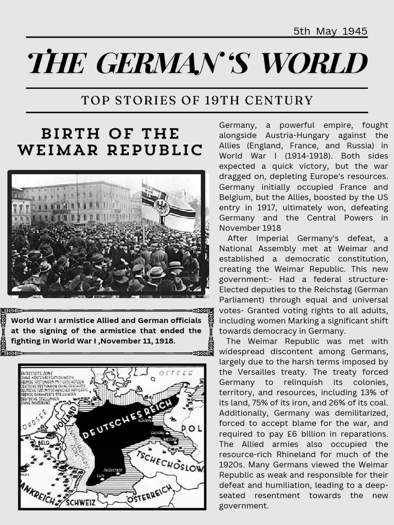 Grey Simple Background A4 Document | PDF | Nazi Germany | Weimar Republic