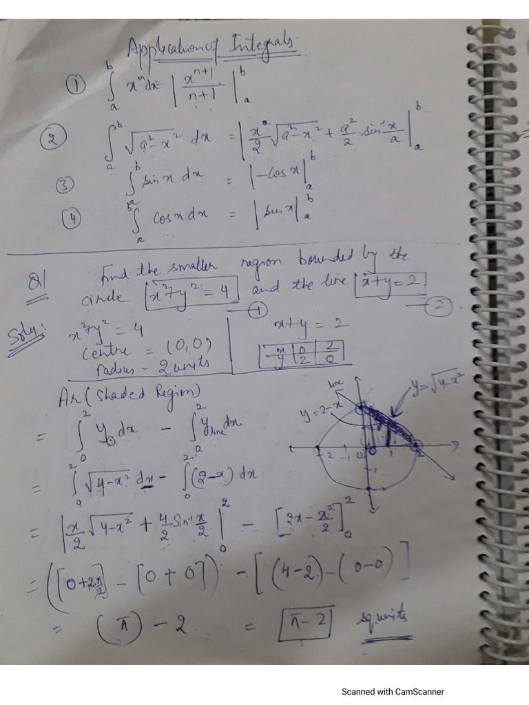 Ch8 Application of Integration | PDF
