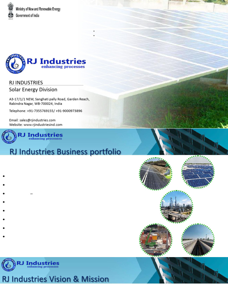 RJ Industries Solar Energy - 2025 - Compressed | PDF | Solar Power ...