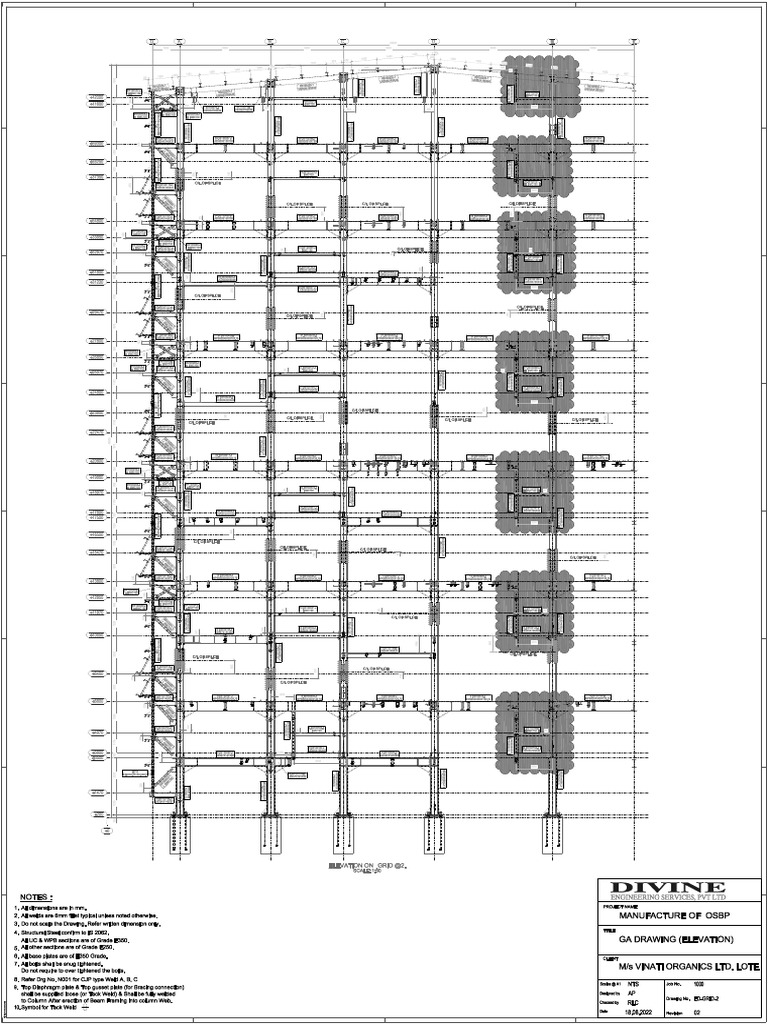 25 - Elevation of Grid @2 - Rev 02_model | PDF