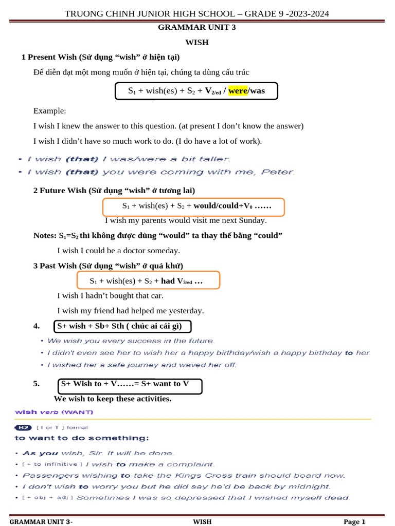 Grammar LMS Week 8 | PDF