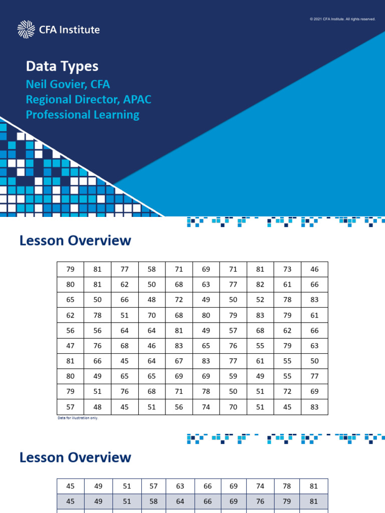 C1 Module 1 Lesson 1 | PDF | Categorical Variable | Time Series