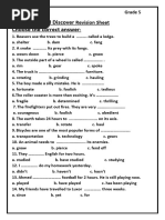 Project 5 Unit 1 (9.ročník) | PDF