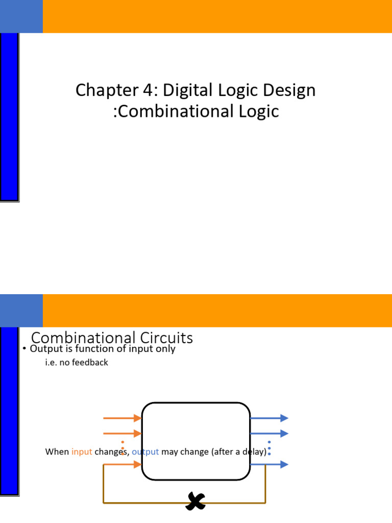 Chapter 4 Combinational Logic-full-131899 | PDF | Electronic Circuits | Electronic Engineering