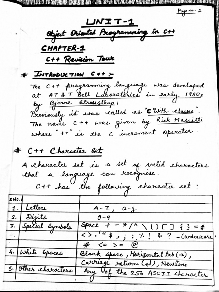 Object oriented programming 02-Jul-2024 15-32-52 | PDF
