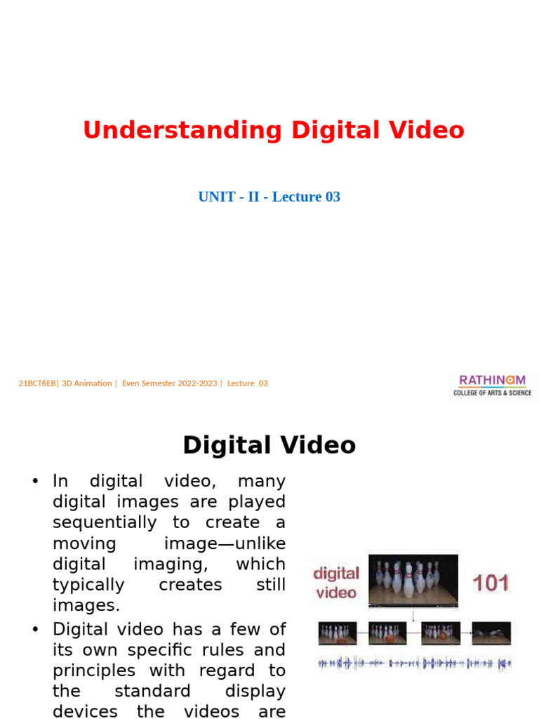 UNIT2-LECTURE3 | PDF | Display Resolution | Data Compression