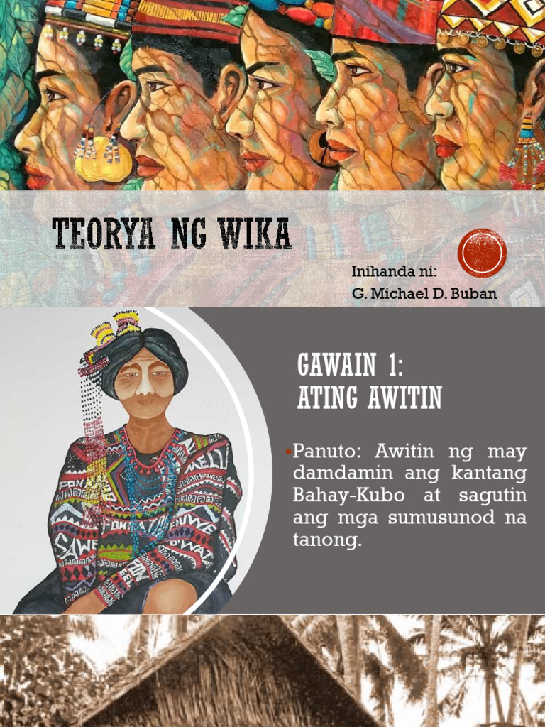 Mga Teorya NG Wika | PDF