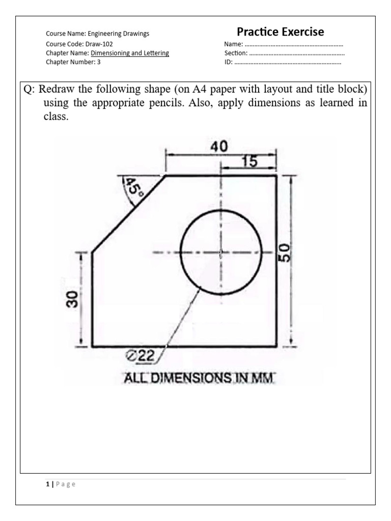 CH 3 - Practice Exercise | PDF