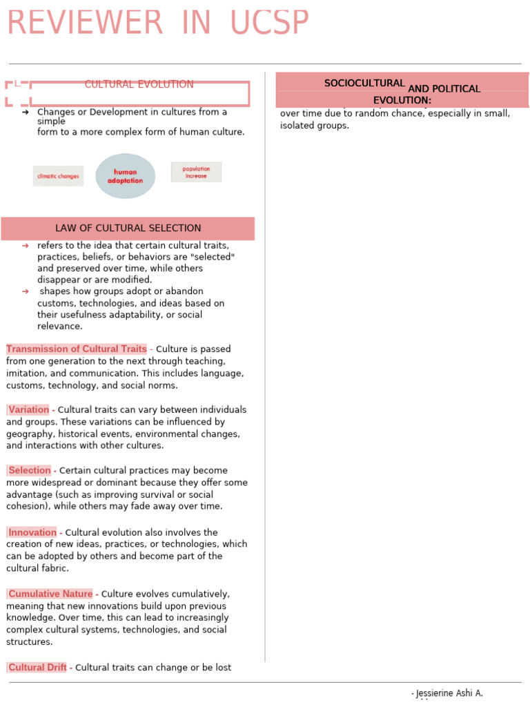 REVIEWER IN UCSP Prefinals | PDF | Agriculture | Mesopotamia