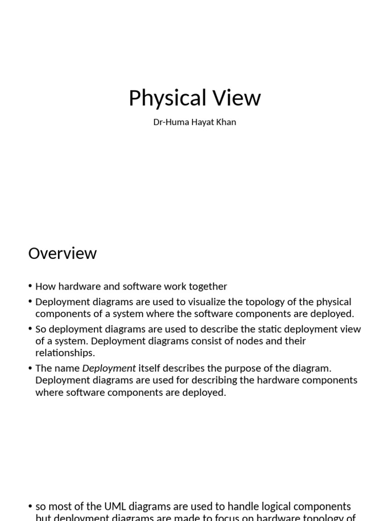 Week 12-Physical View | PDF