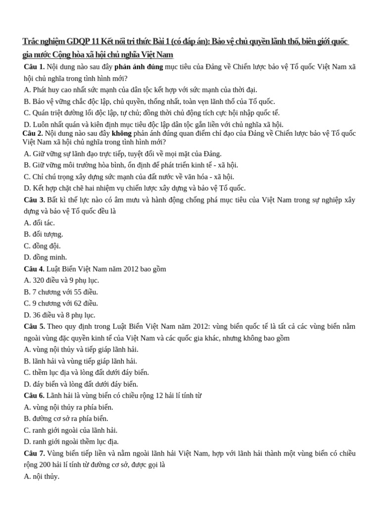 GDQP 11 - KNTT | PDF