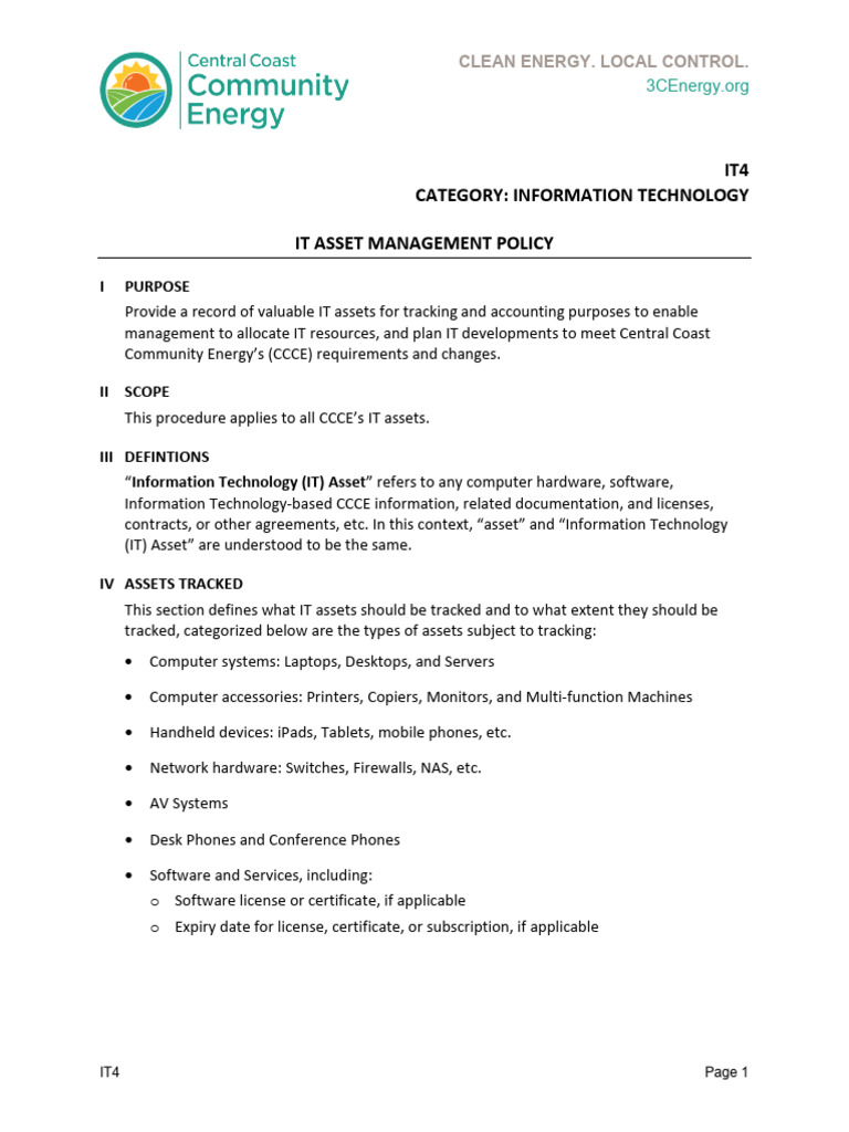 3CE-IT4-IT-Asset-Management | PDF | Computer Data Storage | Computer Hardware