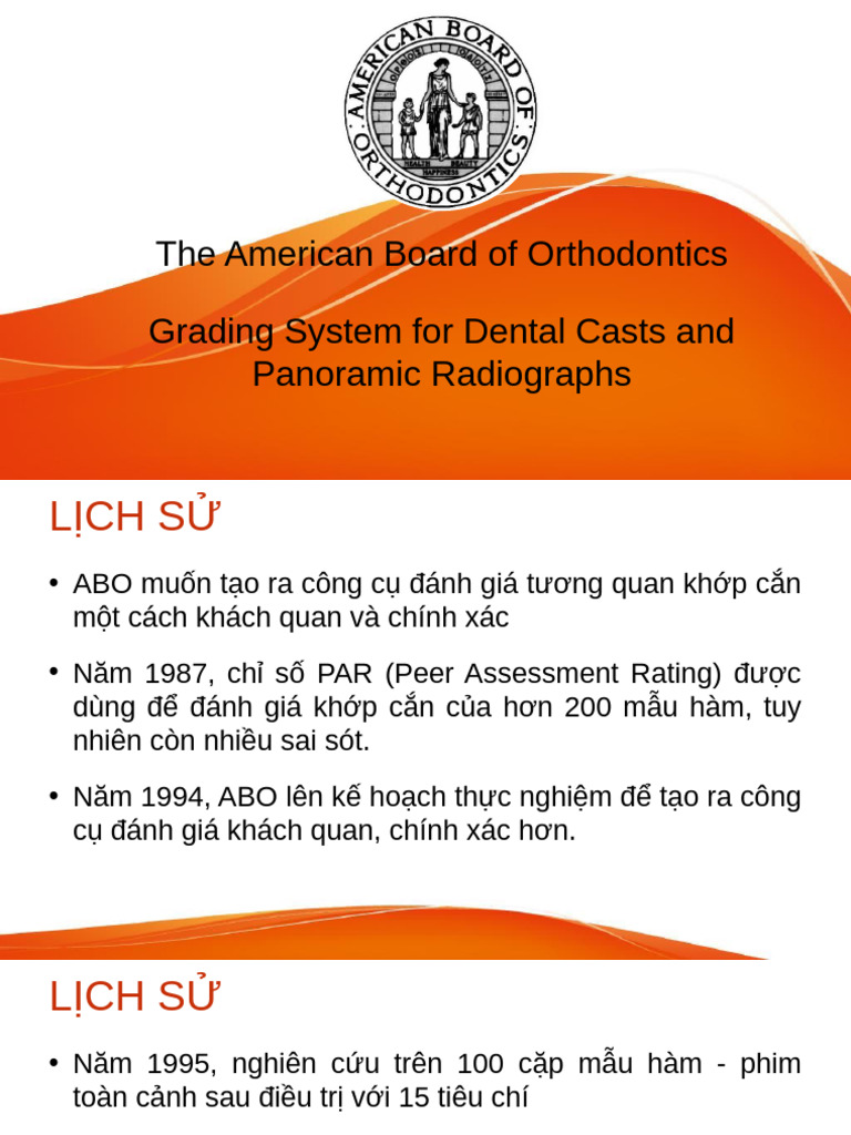 Abo Model Grading System | PDF