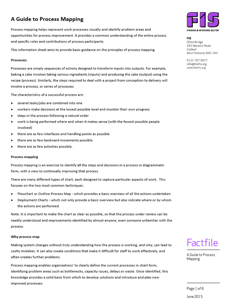 Best Practice A Guide To Process Mapping | PDF | Information | Function ...
