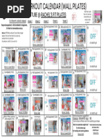 True Muscle Calendar | PDF | Body Shape | Determinants Of Health