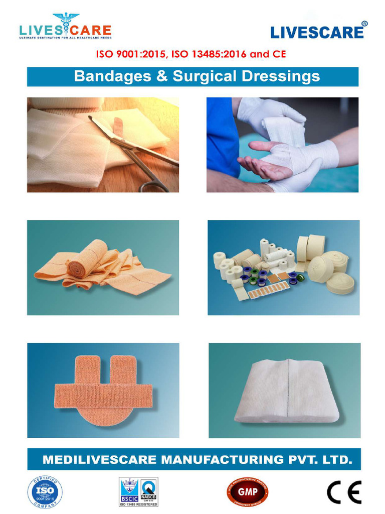 Bandages & Surgical Dressings Catalogue - Compressed | PDF