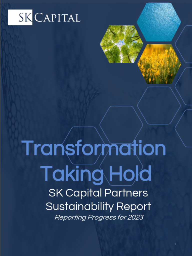 SK Capital's 2023 Sustainability Focus | PDF