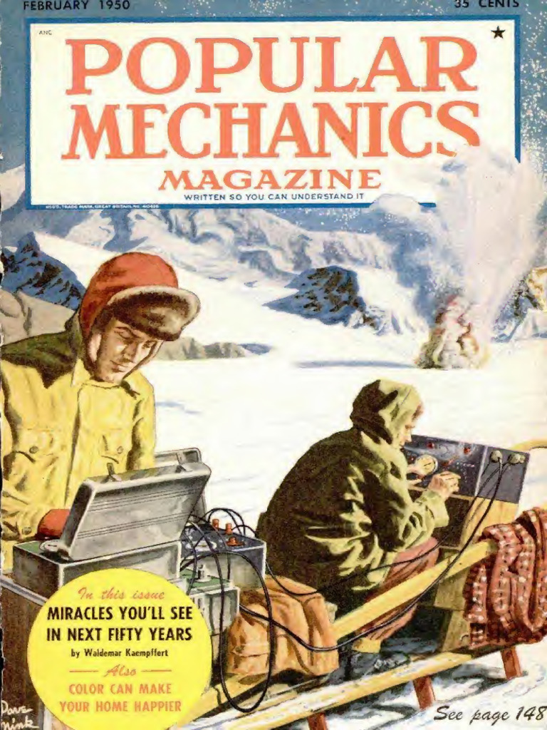 Popular Mechanics 02 1950 Text | PDF | Earth Sciences