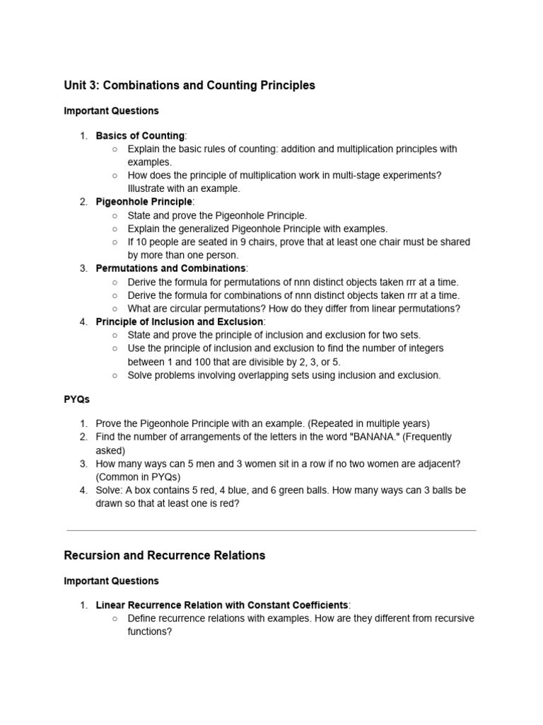 DESCR3 | PDF | Recurrence Relation | Mathematical Logic