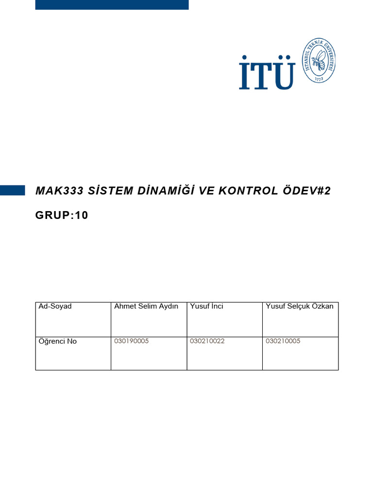 Sistem Ödev 2-Final | PDF
