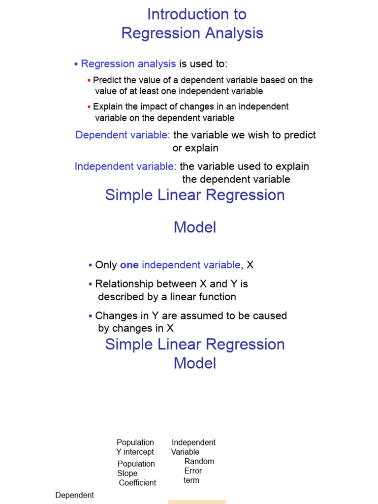 Chapter 13 Part 1 Pdf Errors And Residuals Coefficient Of Determination