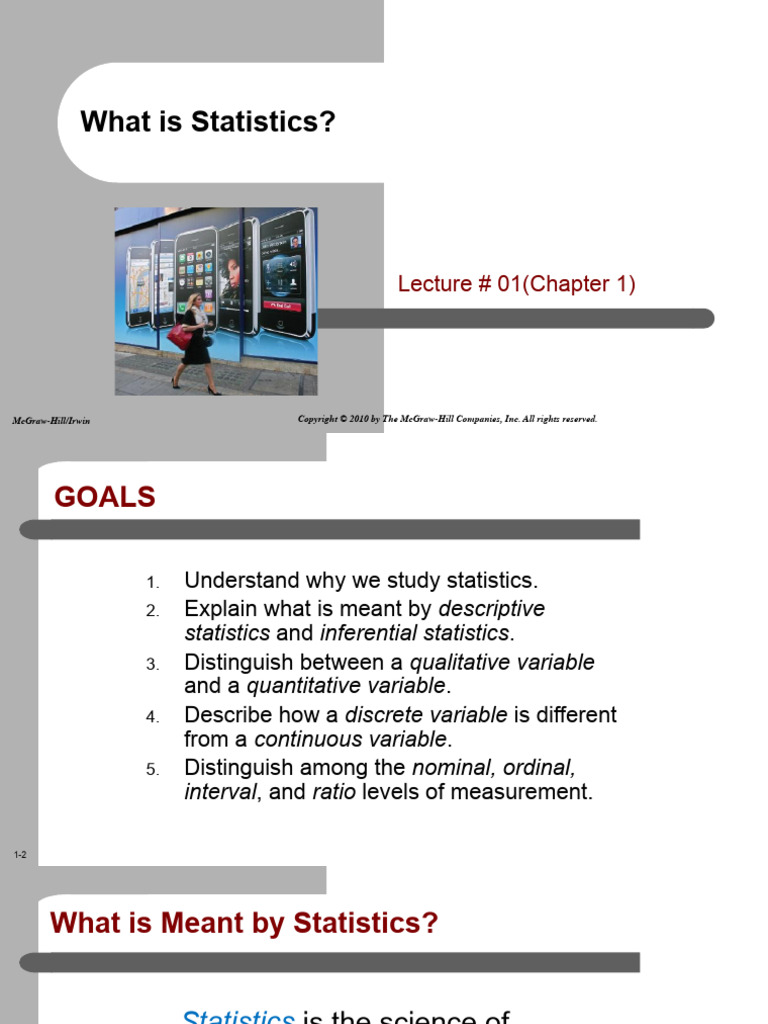 chapter 1 | PDF | Statistics | Level Of Measurement