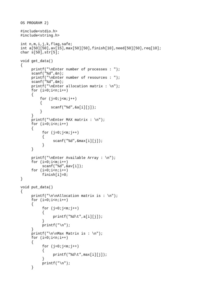OS PROGRAM 2) | PDF | Computer Programming | Computing OS PROGRAM 2) | PDF | Computer Programming | Computing